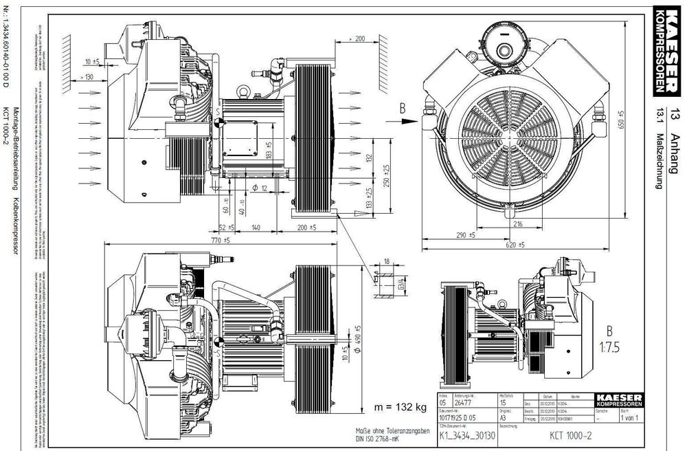 Kolbenkompressor Kaeser KCT 1000–2 | Kaufen auf Ricardo