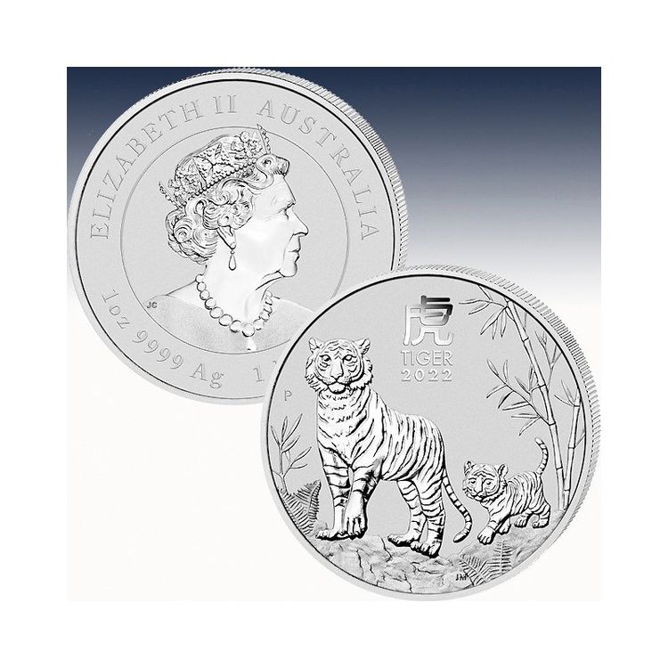 1 Unze Silbermünze Tiger Lunar 2022 (Neu und originalverpackt) in Zürich für CHF 54 – mit ...