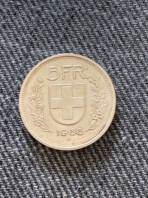 5 Franken 1966 Silber | Kaufen auf Ricardo