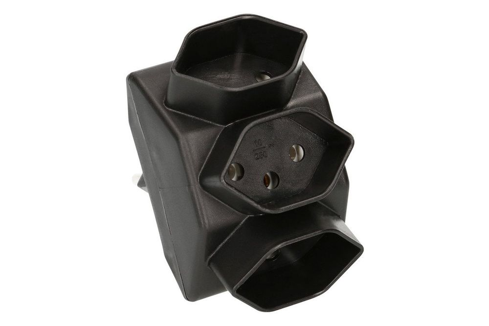 Mehrfachstecker Typ 13 schwarz (Neu (gemäss Beschreibung)) in Veltheim ...