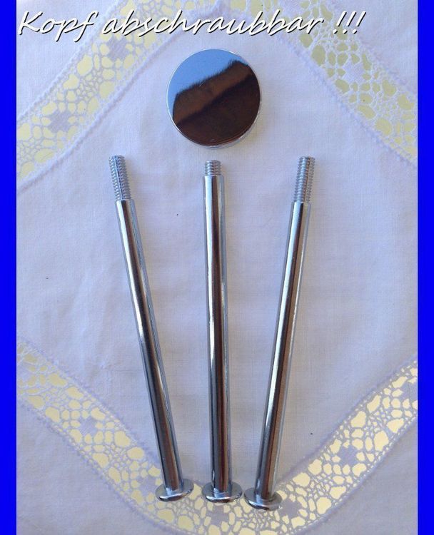 Etageren Stangenset silber "Reflex" für eine dreistöckige (Neu und ...