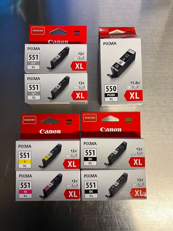 Canon Farbpatronen PIXMA 551 XL (Neu und originalverpackt) in Stettlen ...
