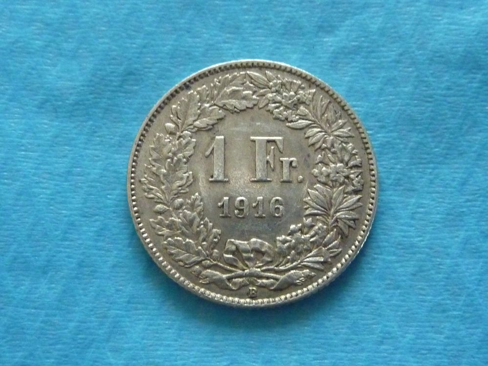 Schöner Silber 1 Franken 1916. | Kaufen auf Ricardo