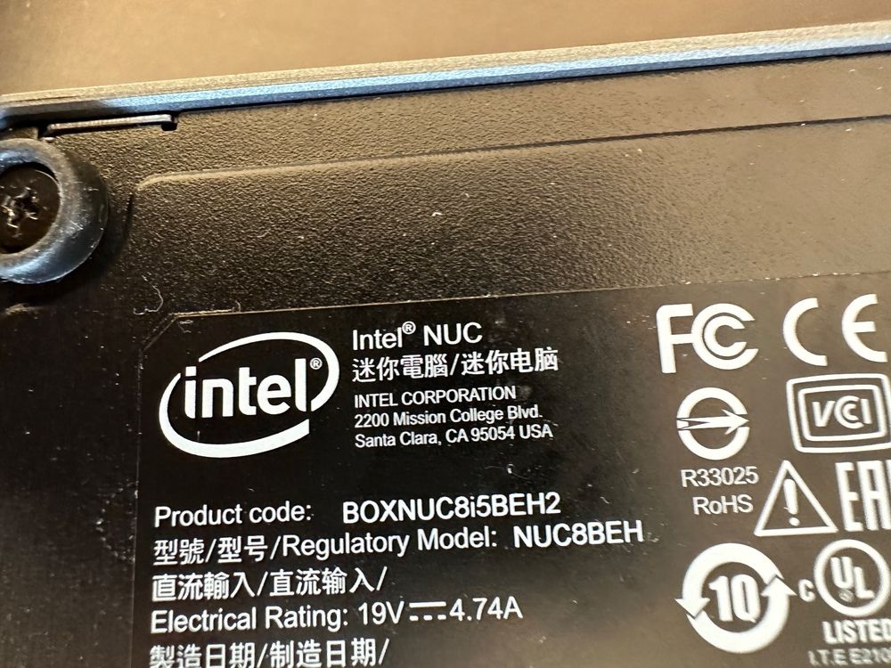 Intel NUC 8i5BEH NUC8I5BEH 16GB RAM 500GB SSD Windows 11 Pro (Gebraucht ...