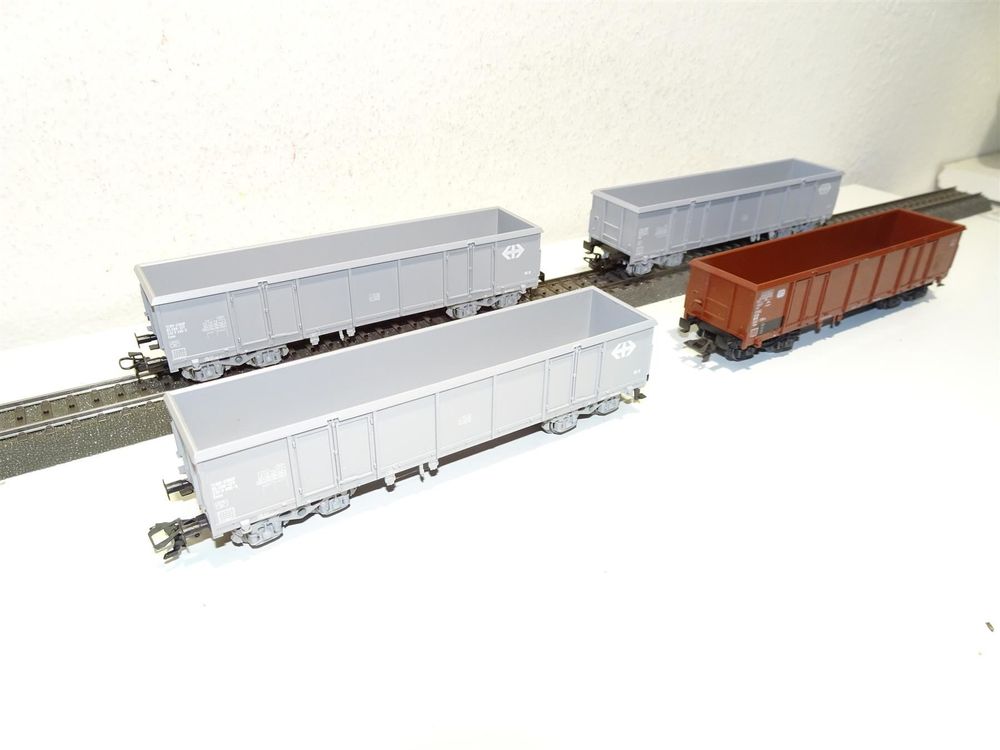 4 Märklin Güterwagen, HO, 4689 / 4718 (Gebraucht) in Luzern für CHF 61. ...