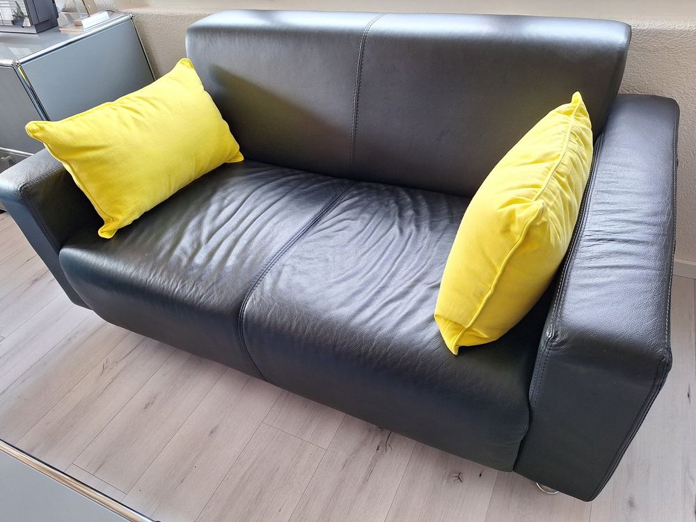 2er-Echtleder Sofa (Gebraucht) in Münchenbuchsee für CHF 55 – nur Abholung auf Ricardo kaufen