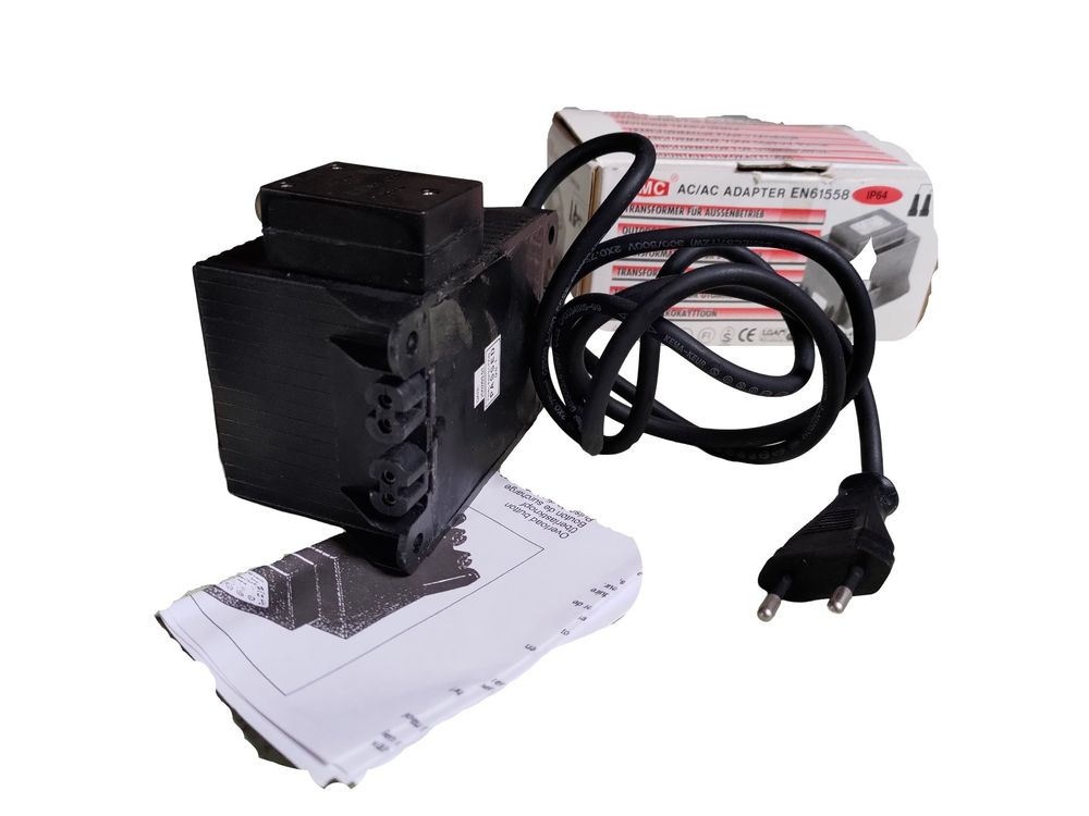 DMC Trafo Transformator 230V:12V-24V 60W IP64 Netzteil Strom (Gebraucht ...