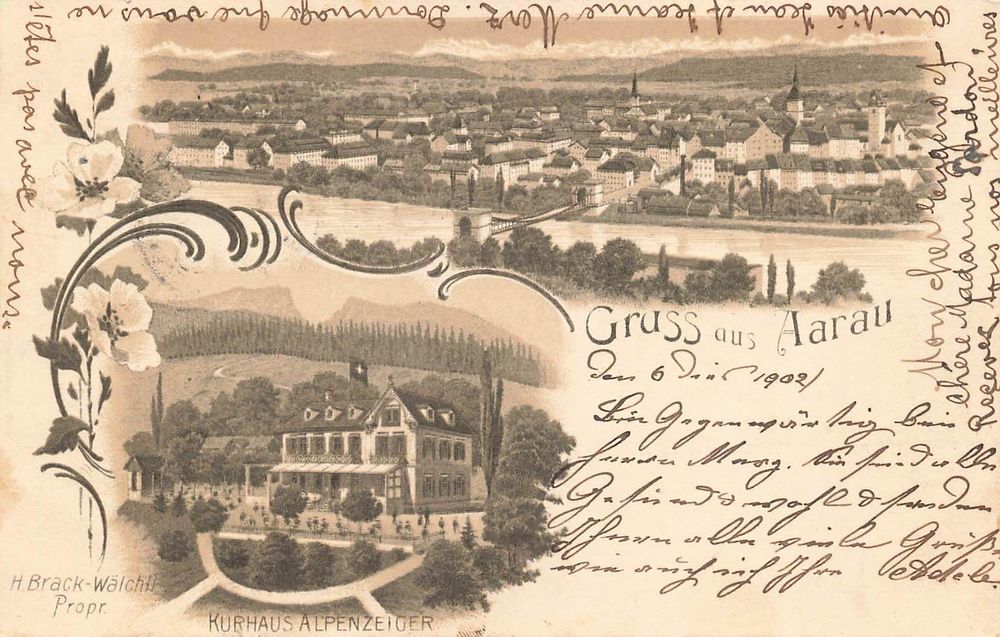 Gruss aus Aarau Litho (Gebraucht) in Biasca für CHF 8 – mit Lieferung auf Ricardo kaufen