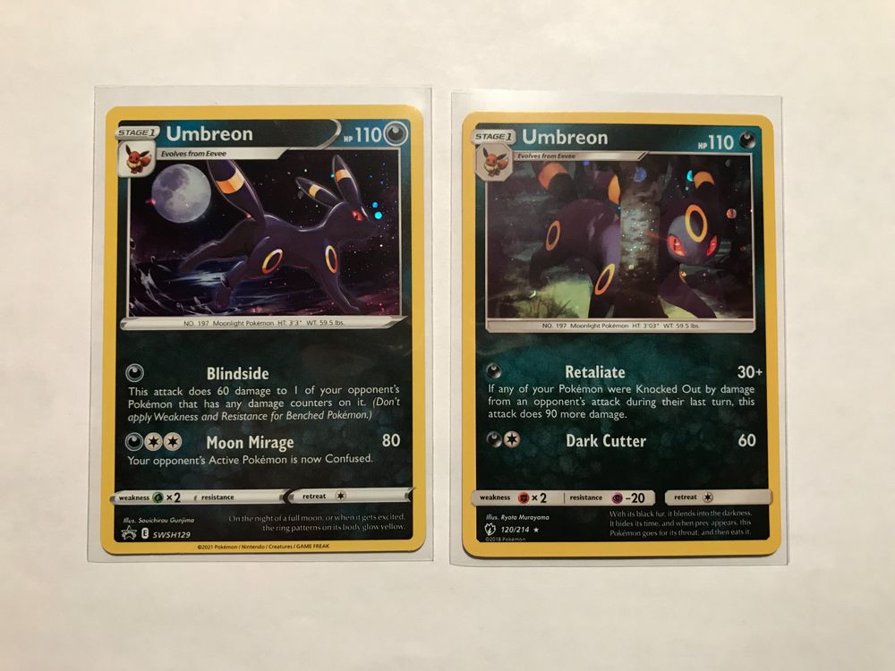 Umbreon holo Set EN | Kaufen auf Ricardo