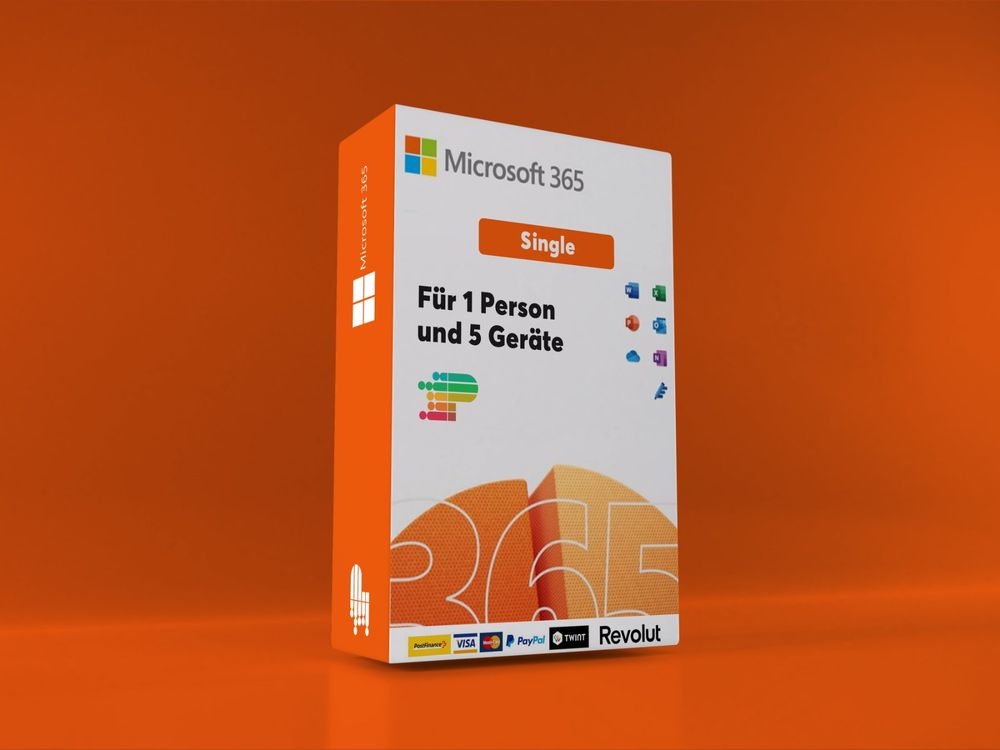 Microsoft 365 Single l Für 1 Person und 5 Geräte l1 TB - 1J | Kaufen ...