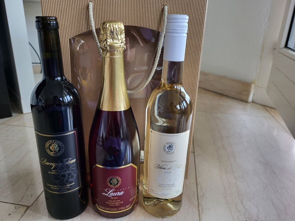 Wein Geschenkset: Rotwein, Rosé & Weisswein 🍷🥂🍾 (Neu und ...