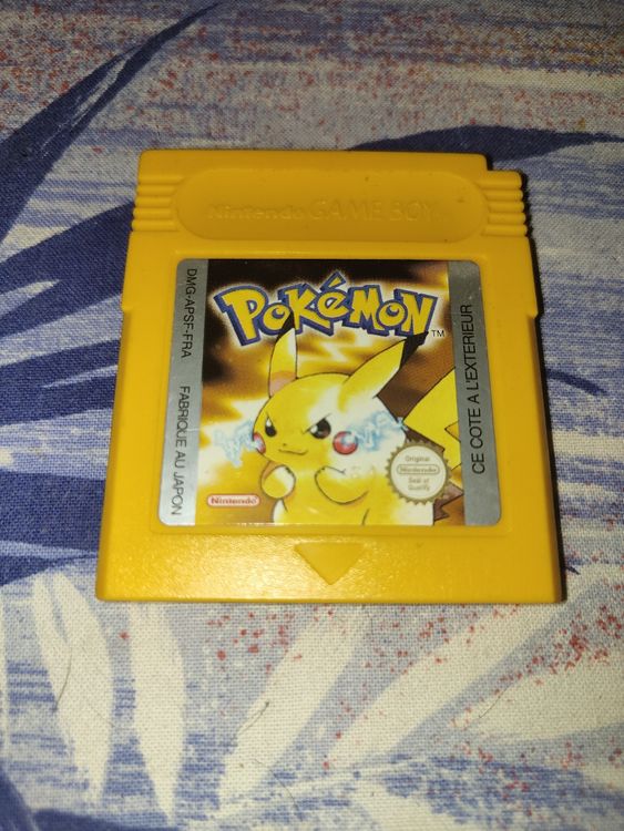 Cartouche Pokemon Jaune (Special Pikachu Edition !!) Gameboy (Gebraucht ...