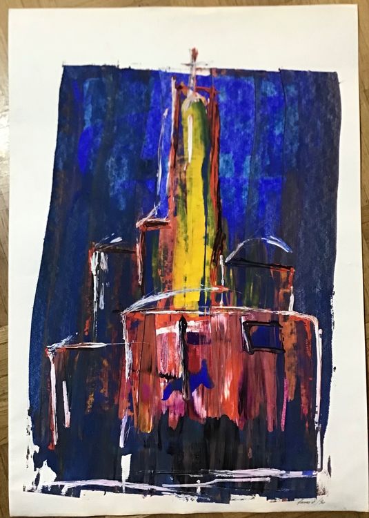 Grosse Mischtecknik Unleserlich Signiert (Gebraucht) in Root für CHF 10 – mit Lieferung auf ...