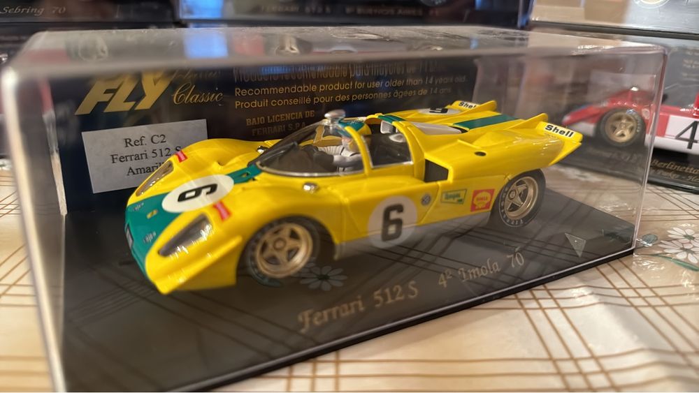 Ferrari 512S Imola 70 Slotcar 1:32 neu FLY (Neu und originalverpackt ...
