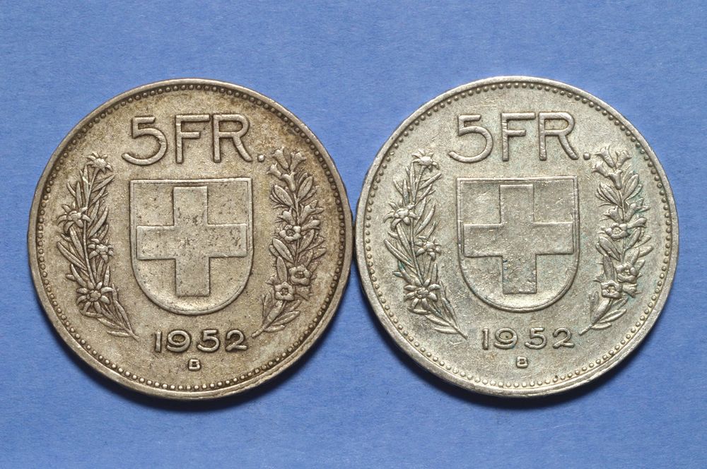 5 Franken 1952 (2X) | Kaufen auf Ricardo