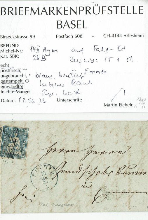 STRUBEL 10Rp 23B/B1 BL LUZ RTE BEFUND | Kaufen auf Ricardo