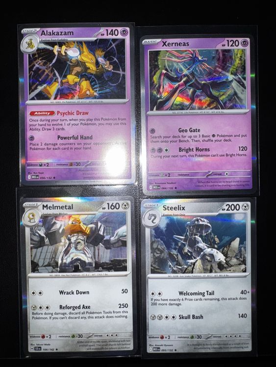 Lotto Carte Pokémon RARE: Alakazam, Xerneas, Steelix! (58) (Neu (gemäss ...
