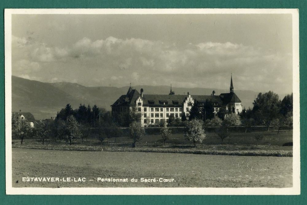 Estavayer-le-Lac, Pensionnat du Sacre-Coeur, 1931 (Gebraucht) in Sargans für CHF 1 – mit ...
