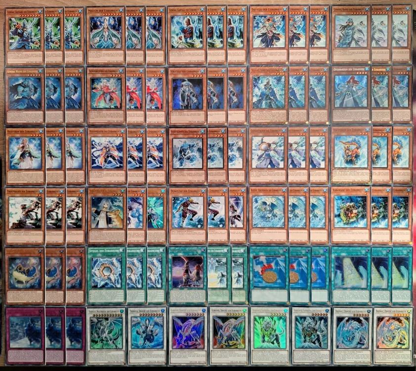 Yugioh EISBARRIERE/ICE BARRIER DECK/SET/CORE-Brionac,Gungnir (Neu und ...