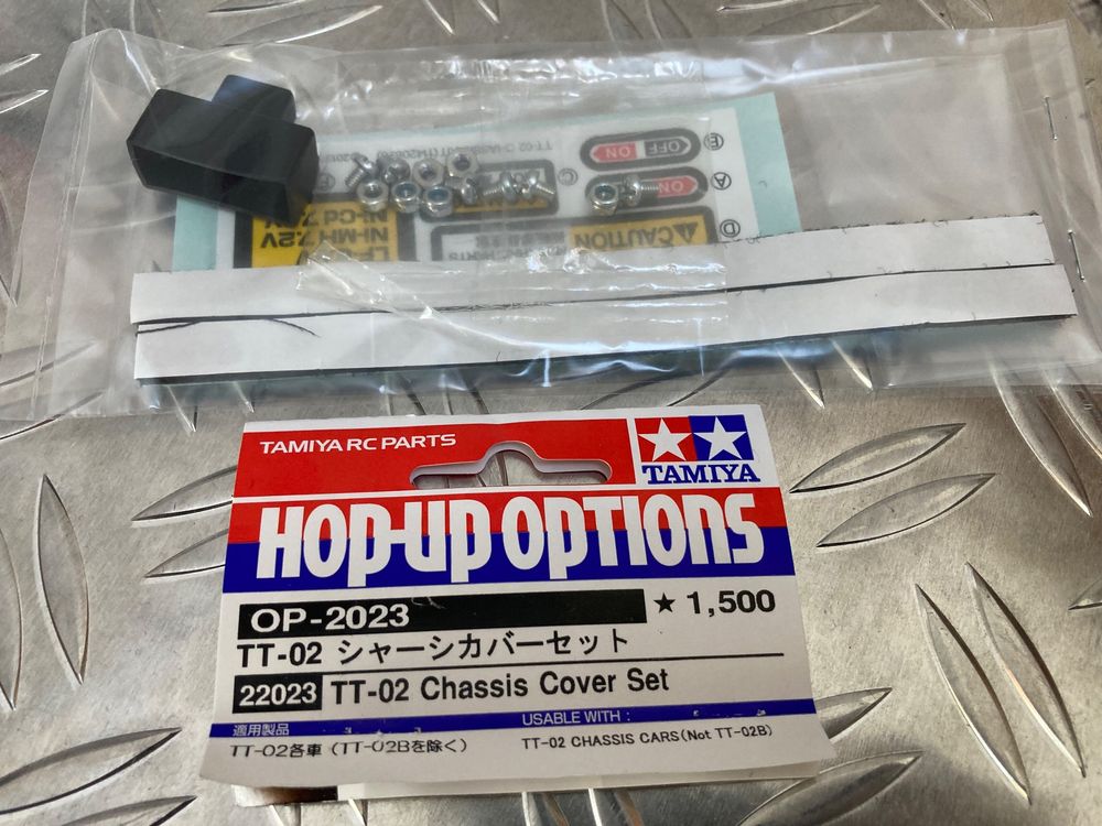 Tamiya TT-02 Chassis Cover Set, Lexan Abdeckung 1:10 NEU (Neu und ...