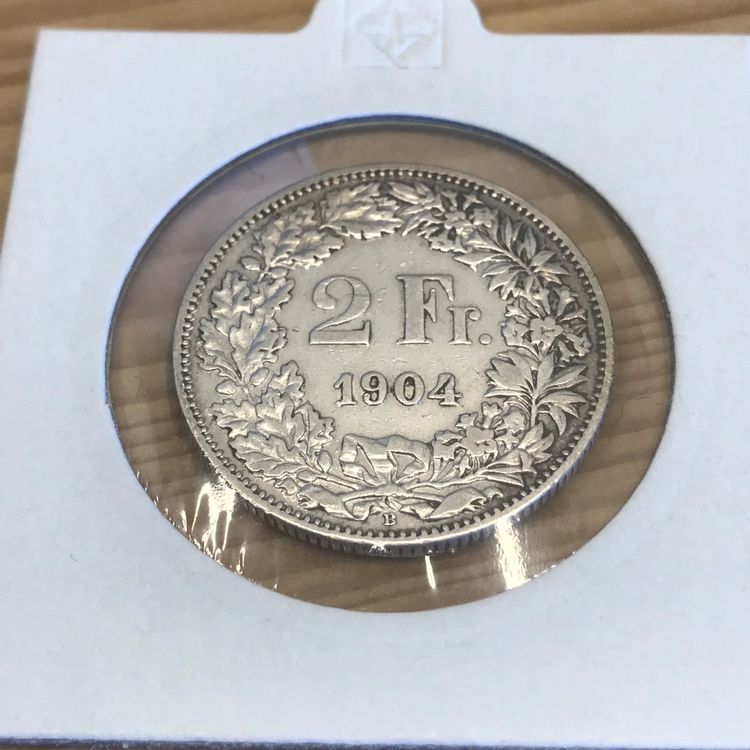Münze 2 Franken 1904 | Kaufen auf Ricardo