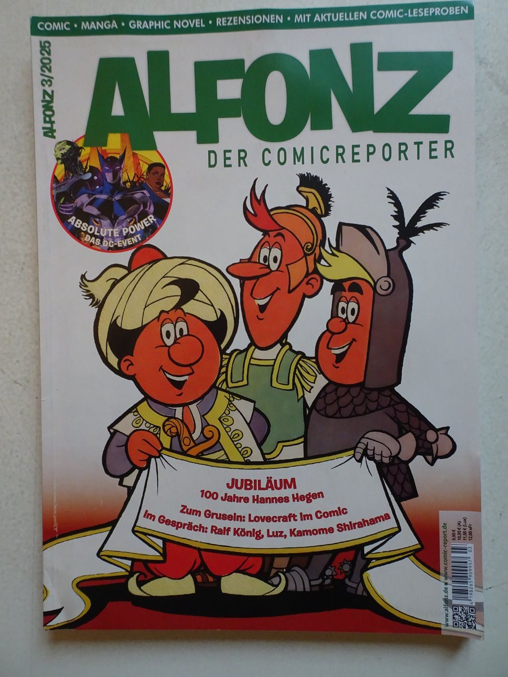 Alfonz Comicreporter 3/2025 - Jubiläum 100 Jahre Hannes H... (Gebraucht ...