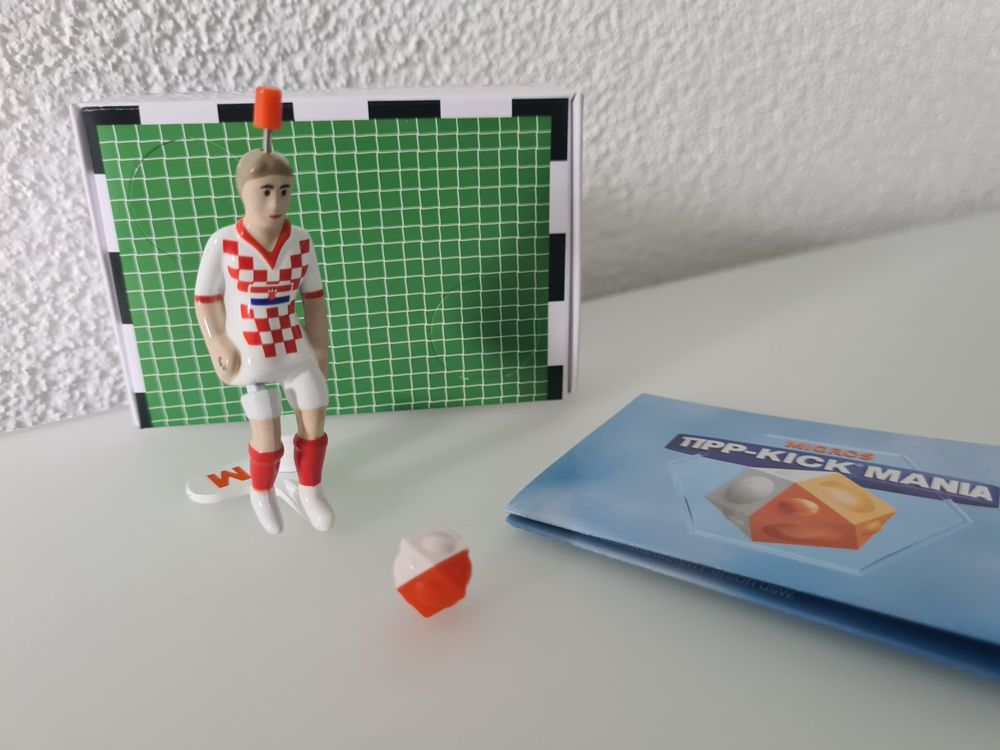 MIGROS Tipp-Kick Mania 2022 Figur Croatia Nr. 10 (männlich) (Neu und ...