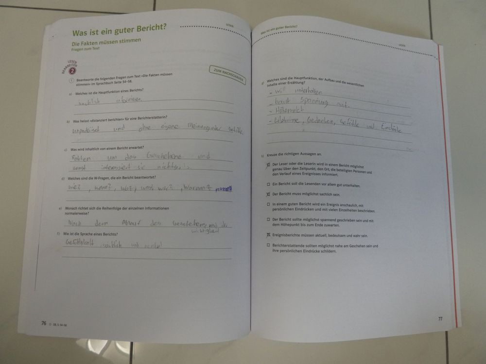 Die Sprachstarken 7 - Arbeitsheft erweiterte Ansprüche | Kaufen auf Ricardo