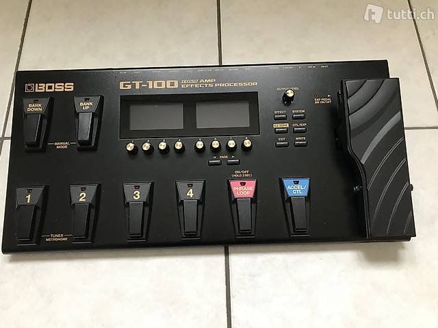 BOSS GT-100 V2.0 in neuwertigem Zustand! | Kaufen auf Ricardo