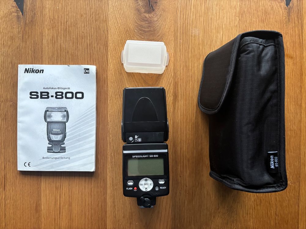 Nikon Speedlight SB-800 Blitzgerät, Top Zustand, Komplett! (Gebraucht ...