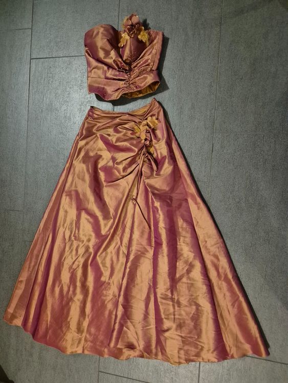 Festliches Ballkleid/Abendkleid, Grösse 36, Gold-Rose (Gebraucht) in ...