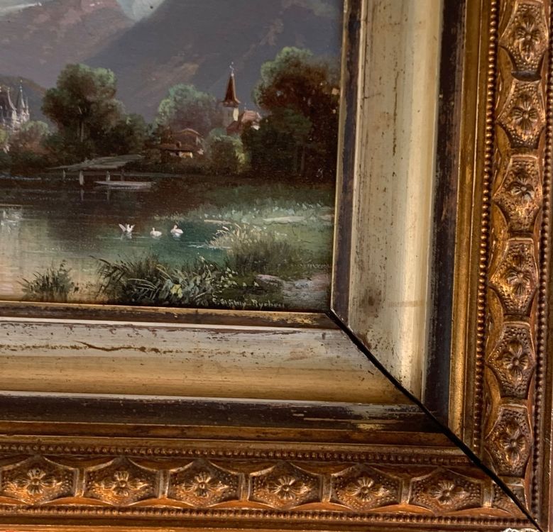 Veduten Gemälde mit schönem Ansicht &Beschriftet (Gebraucht) in Root für CHF 335 – mit Lieferung ...