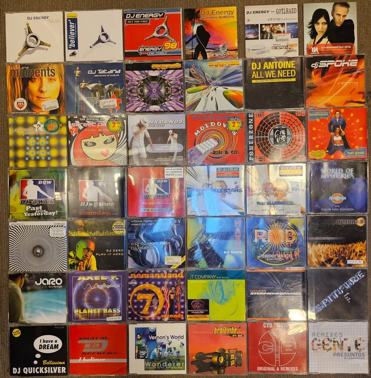 224 Single / Maxi CDs Sammlung. Dance, Trance, Techno etc. (Gebraucht ...