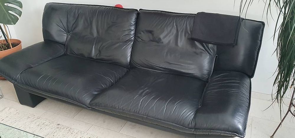Lederpolstergruppe 2er/3er Sofa (Gebraucht) in Ebikon für CHF 100 – nur Abholung auf Ricardo kaufen