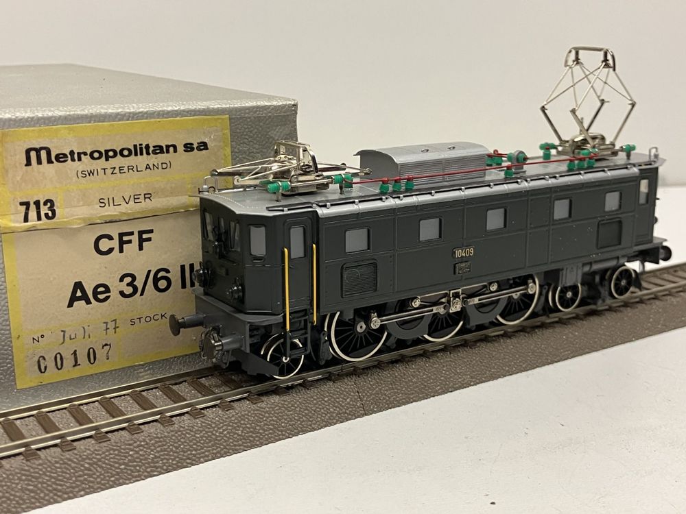 Metropolitan 713= schöne Ae 3/6 II 10409 SBB/CFF - Messing (Neu (gemäss ...