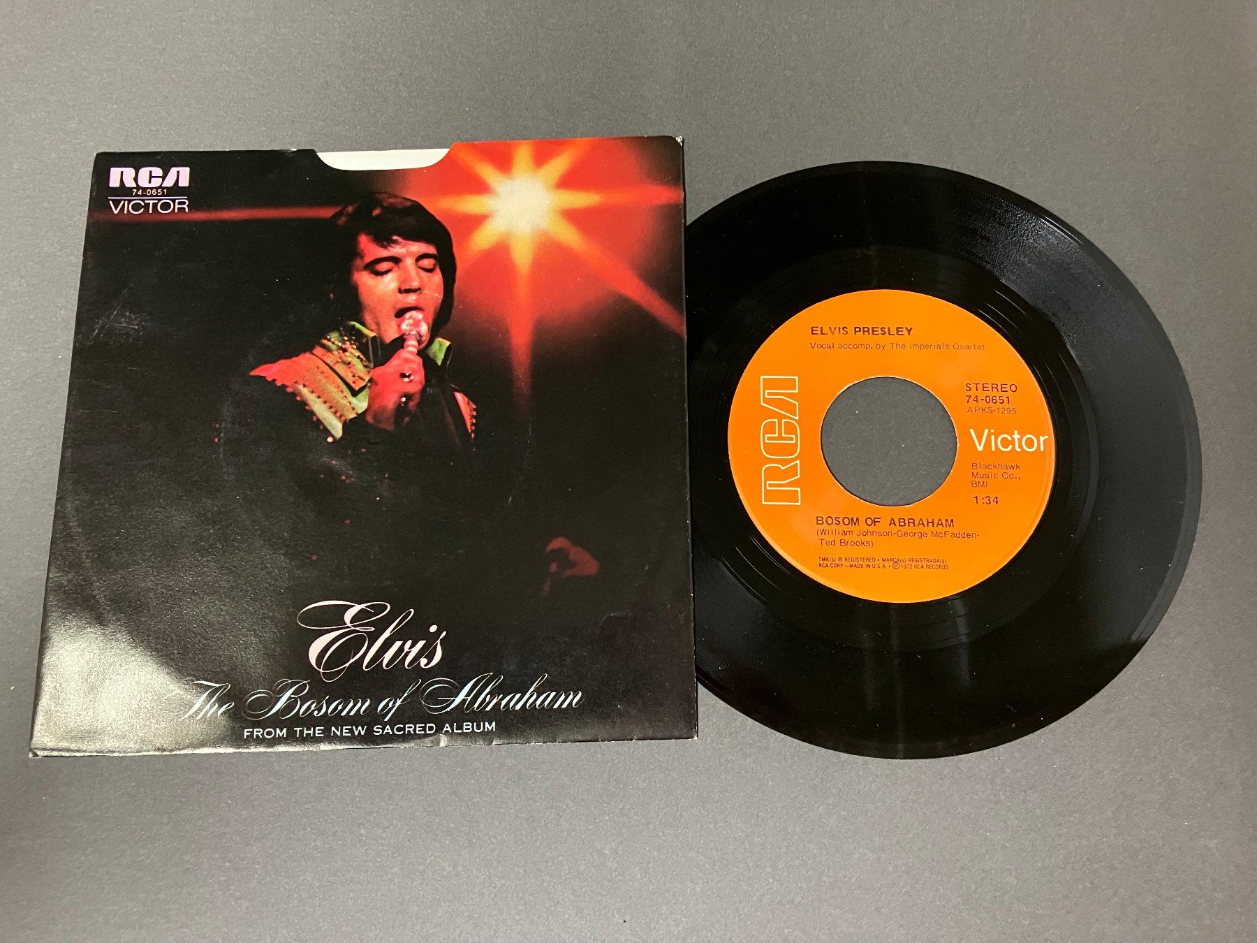 Elvis Presley / Single He Touched Me / USA rar (Gebraucht) in ...