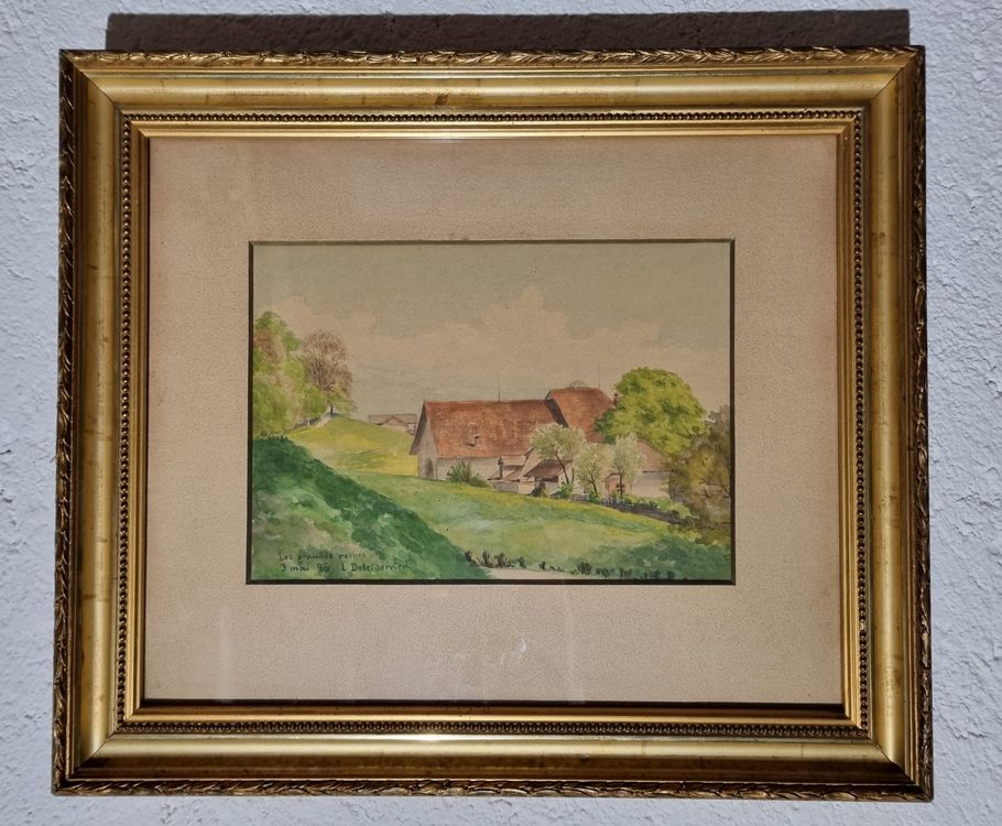 Aquarell signiert (Gebraucht) in Winterthur für CHF 15 – nur Abholung auf Ricardo kaufen