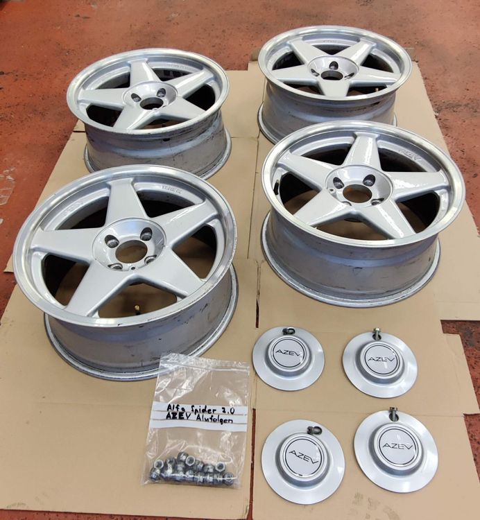 Alu Felgen für Alfa Romeo Spider - 7.5 J x 17 - AZEV (Gebraucht) in ...