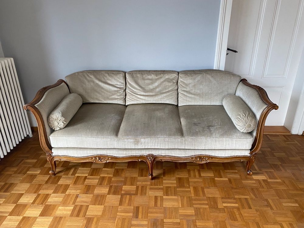 antikes Stoff-Sofa (Gebraucht) in Luzern für CHF 30 – nur Abholung auf Ricardo kaufen