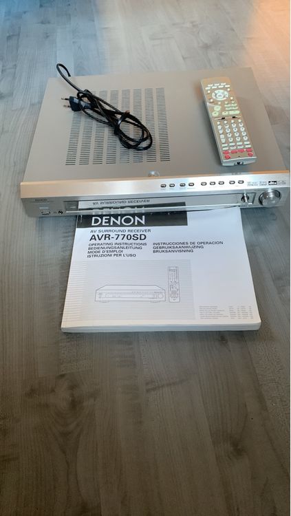 Denon AVR-770SD Receiver mit Fernbedienung (Gebraucht) in Ins für CHF 32 – mit Lieferung auf ...