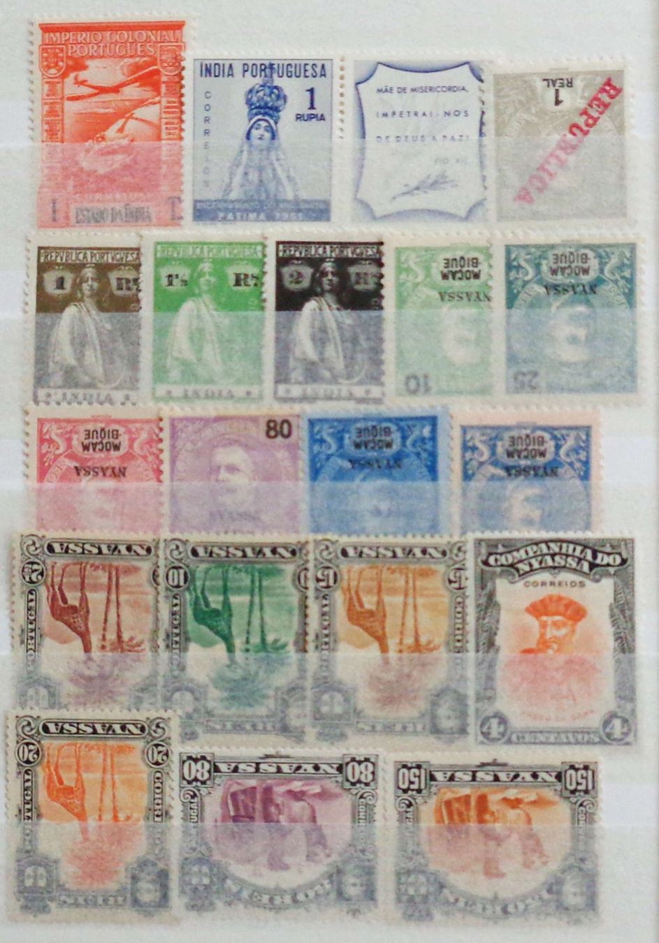 COLONIAS PORTUGUESAS: Ungebrauchte Marken (*)/*, 2 Fotos (Neu (gemäss ...