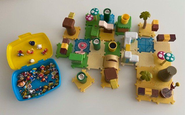 SPIELFIGUREN VON SUPER MARIO MIT DIVERSEM ZUBEHÖR (Gebraucht) in ...