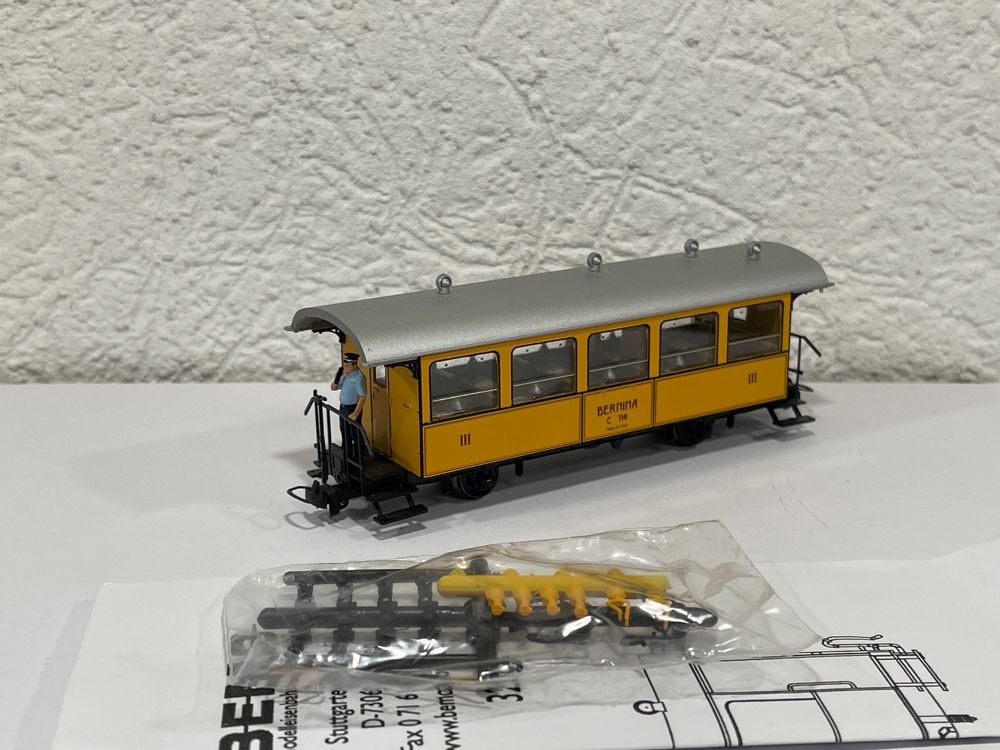 Bemo 3238 164 RhB C 114 La Bucunada Nostalgie-Zweiachser H0m (Neu (gemäss Beschreibung)) in ...