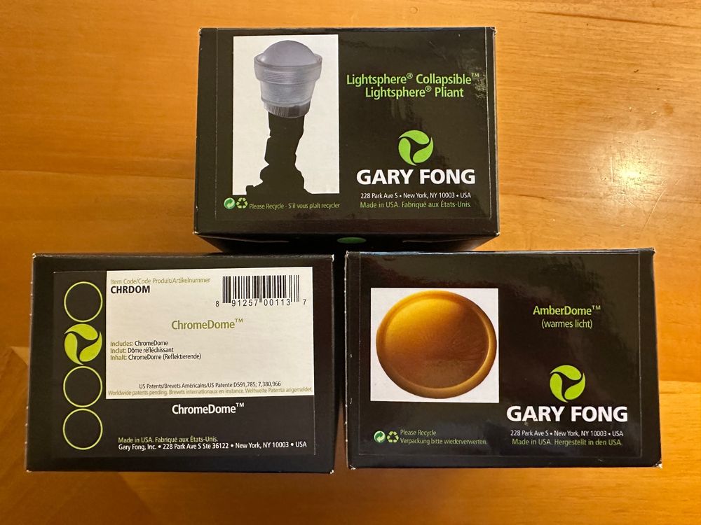 Gary Fong Lightsphere Collapsible + Amberdome + Chromodome | Kaufen auf ...