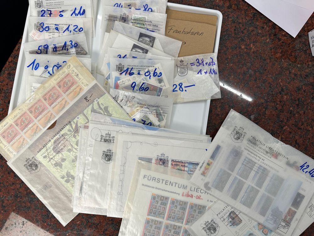 Frankaturware Fürstentum Lichtenstein SFR 999.35 | Kaufen auf Ricardo