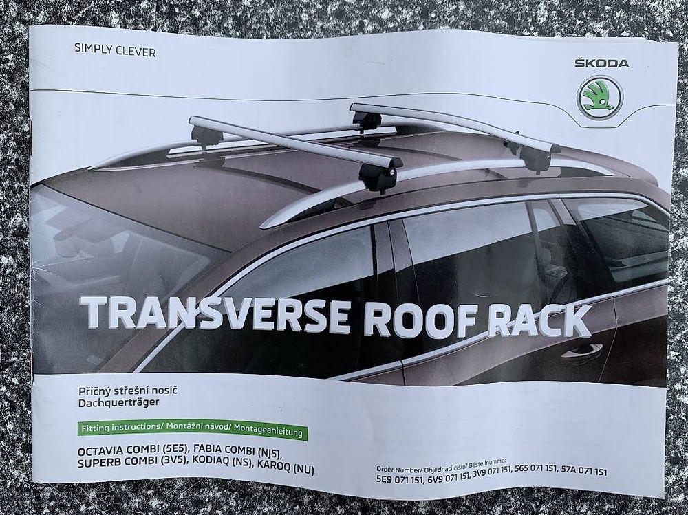 Dachquerträger Skoda Transverse Roof Rack (Gebraucht) in Wilen b. Wil ...