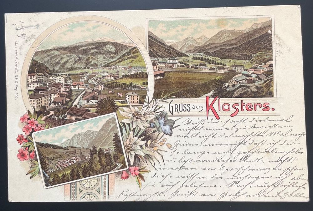 Gruss aus Klosters Litho | Kaufen auf Ricardo