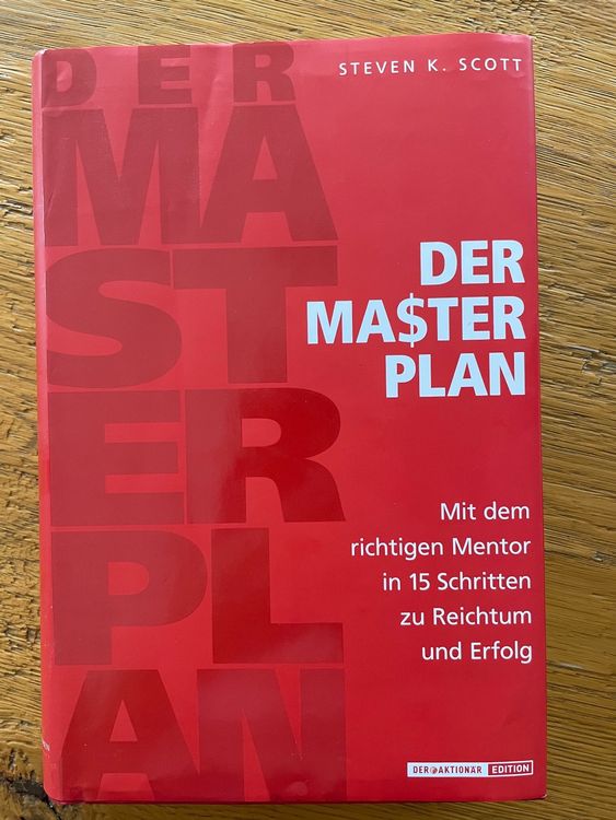 Der Masterplan / Steven K. Scott (D'occasion) à Courtepin pour CHF 8 – avec livraison | Acheter ...