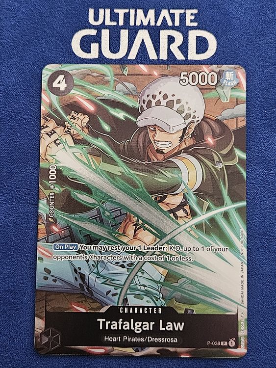One Piece TCG - Trafalgar Law Promo Holo EN (Neu (gemäss Beschreibung ...