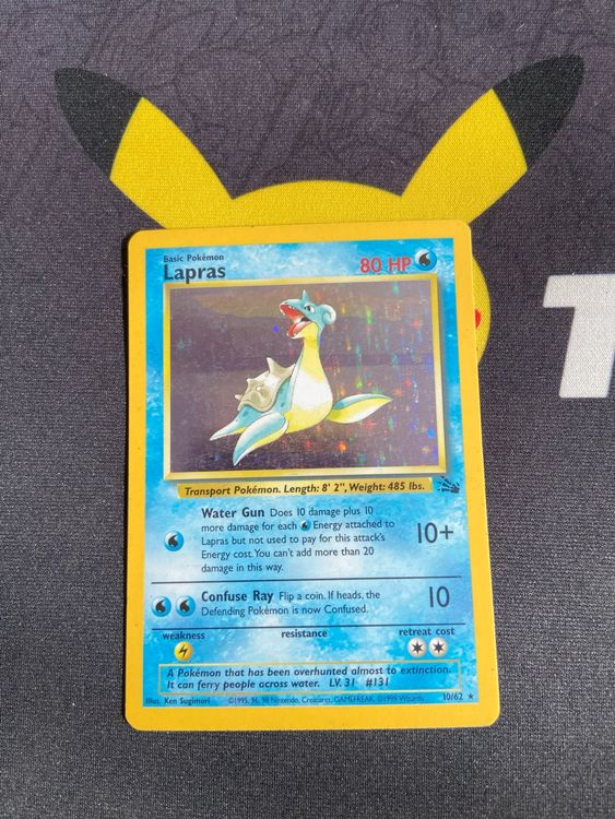 Lapras Holo 10/62 Fossil | Kaufen auf Ricardo